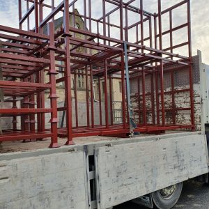 Heavy Duty Stackable Steel Stillage for Double Width Scaffold Frame ...