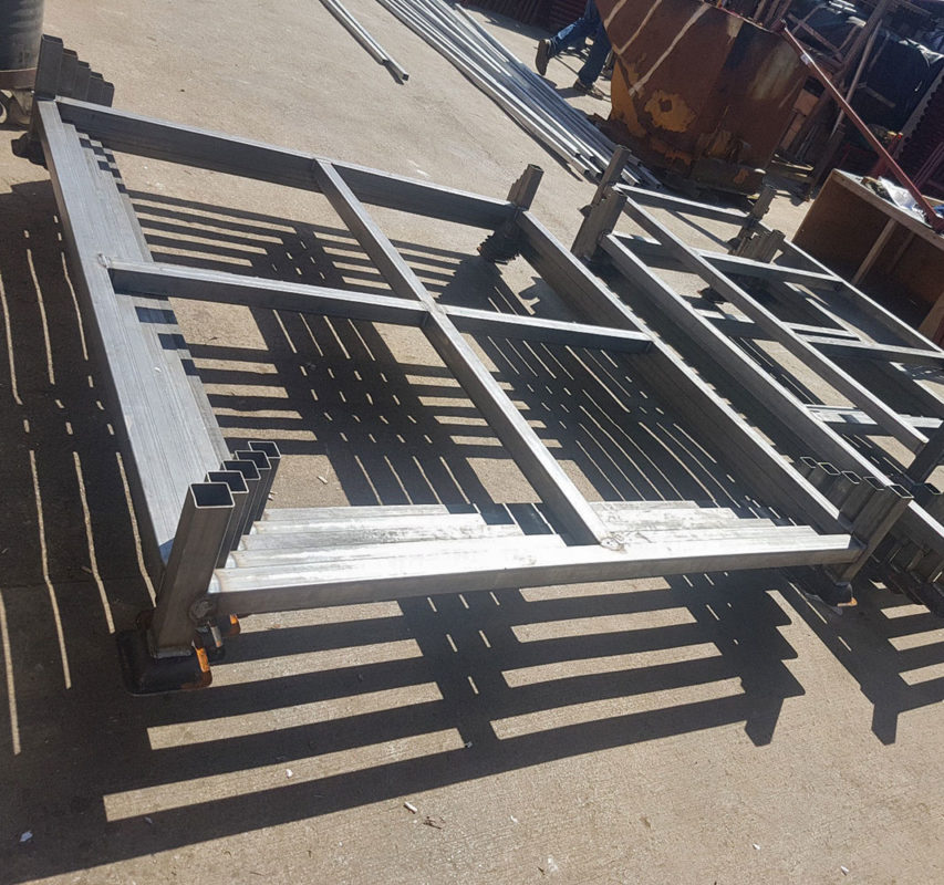 Heavy Duty Stackable Steel Stillage for Single Width Scaffold Frame ...
