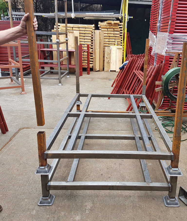 Heavy Duty Stackable Steel Stillage 1140mm wide, 2000mm long, 1000mm high - Quickfit Metal ...