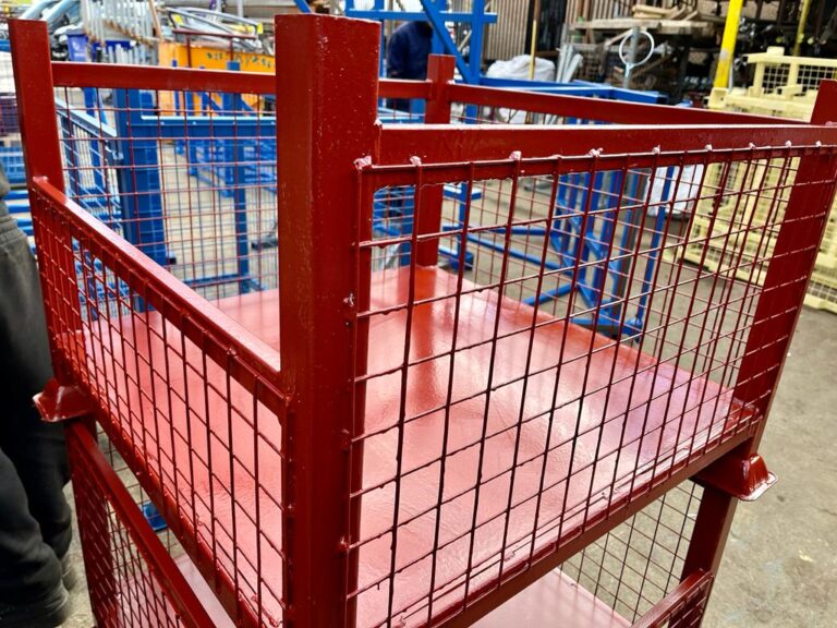 Mini Cage 1M x 1M x 680 - Quickfit Metal Pallets and Stillages