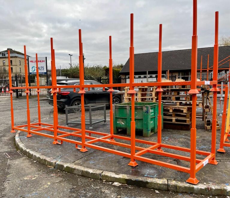 5M Steel Stillage, Extra Height, metal post pallet, stackable, heavy ...