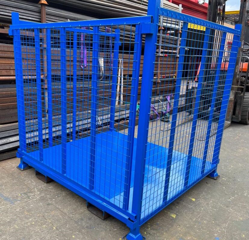 HD Stackable Front & Rear Removeable Door Cage - Quickfit Metal Pallets ...