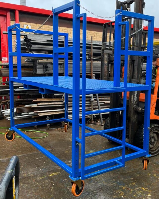 Steel Mobile Platform - Quickfit Metal Pallets and Stillages